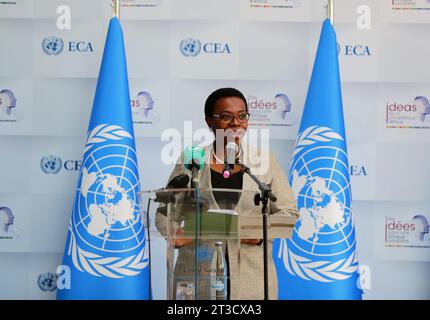 Addis Ababa, Ethiopia. 24th Oct, 2023. Security guards of the UN ...