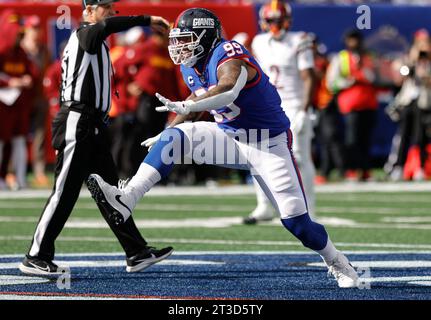 New York Giants defensive lineman Darius Alexander (91) against the Las ...