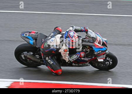 Leon Haslam - ROKiT BMW Motorrad Team - riding BMW 91 in the 2023 ...