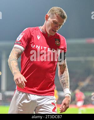 James McClean 23# of Wrexham Association Football Club, during the Sky ...
