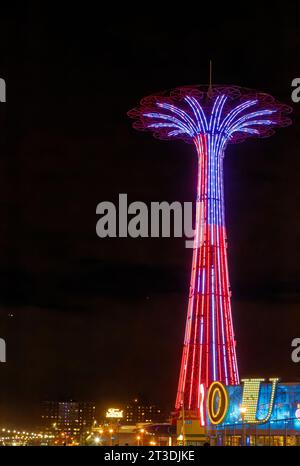 Parachutes long gone, the Parachute Jump tower still dominates the ...
