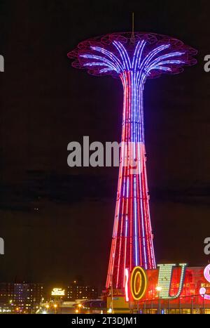Parachutes long gone, the Parachute Jump tower still dominates the ...