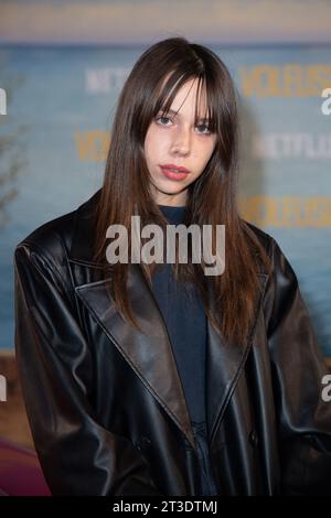 Kim Higelin attending the Voleuses Netflix Premiere in Paris, France on ...