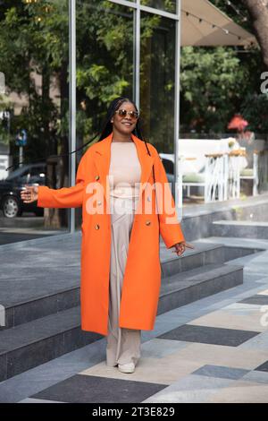 Kazakhstan, Shymkent - September 04 2023: A fashionable African ...