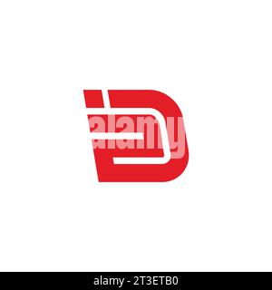 letter 2d simple geometric line logo vector Stock Vector Image & Art ...