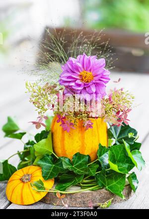 Vase with beautiful hydrangea flowers on color background Stock Photo ...