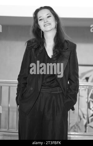 Austrian lyric soprano Anna Prohaska poses during the portrait session ...