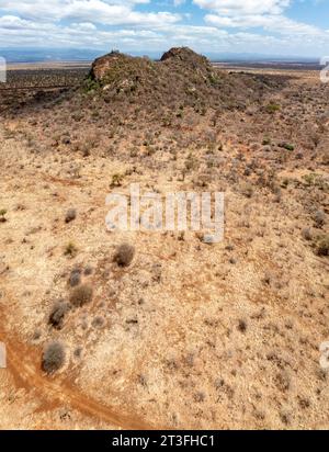 Kenya, Meru national park, landscape (aerial view Stock Photo - Alamy