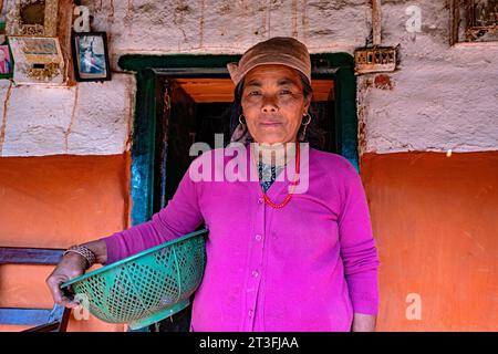 Nepal, Parbat district, Durlung Stock Photo - Alamy