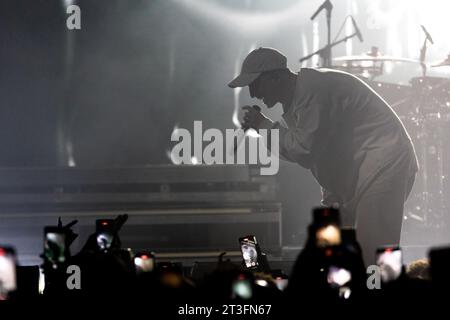 American rapper NF in concert Stock Photo - Alamy