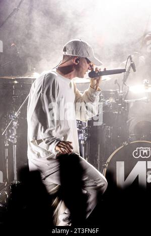 American rapper NF in concert Stock Photo - Alamy
