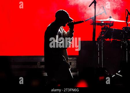 American rapper NF in concert Stock Photo - Alamy