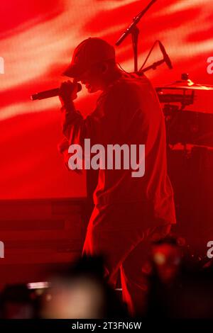 American rapper NF in concert Stock Photo - Alamy