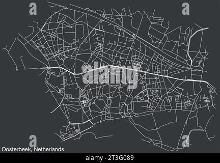 Street roads map of OOSTERBEEK, NETHERLANDS Stock Vector Image & Art ...