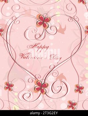 Valentines day background Royalty Free Vector Image Stock Vector Image ...