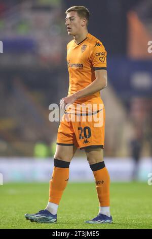 Liam Delap of Hull City during the Sky Bet Championship match Hull City ...