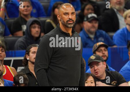 Houston Rockets head coach Ime Udoka in the second half of an NBA ...