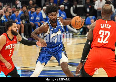 Orlando Magic forward Jonathan Isaac shoots during the NBA basketball ...