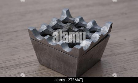 Cigarette butts on wooden background Stock Photo - Alamy