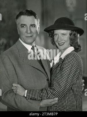 Danish actress Berthe Qvistgaard and actor Mogens Wieth in the movie ...