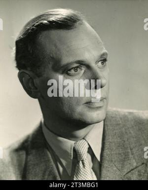 Danish stage and film actor Gunnar Lauring in the movie Det Kaere ...