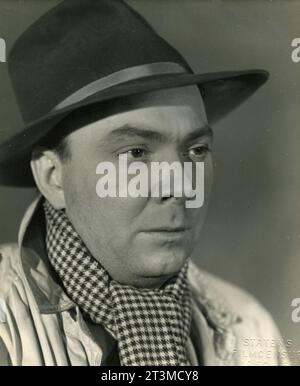 Danish actor Kjeld Petersen in the movie Den Grønne Elevator, Denmark ...