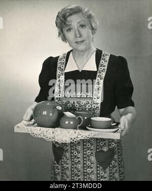 Danish actress Ellen Gottschalch in the movie Far Skal Giftes, Denmark ...