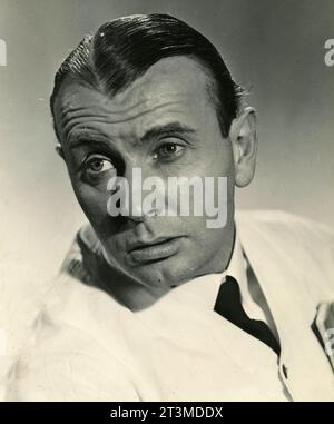 Danish actor Olaf Ussing in the movie Smedestraede 4, Denmark 1950 ...