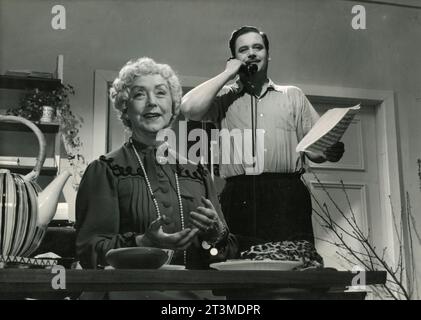 Danish actress Ellen Gottschalch in the movie Far Skal Giftes, Denmark ...