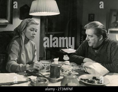 Danish actress Lisbeth Movin and actor Hans Kurt in the movie Det ...