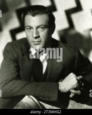 Portrait of American actor Gary Cooper, USA 1950s Stock Photo - Alamy