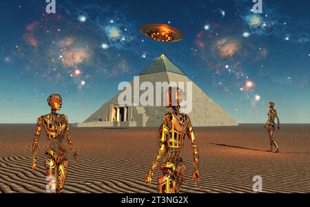 Ancient Pyramid Builders Stock Photo - Alamy