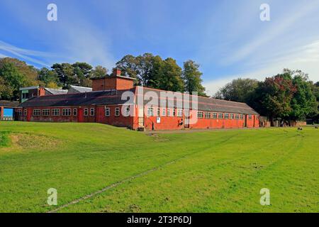 Sports changing rooms at Blackweir, Bute Park, Cardiff. Taken Autumn ...