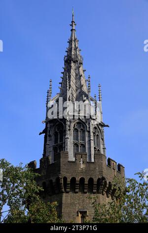 The Beauchamp Tower, seen from Bute Park, Cardiff. Taken Autumn 2023 ...
