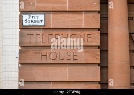 British Telecom Telephone House, Pitt Street, Glasgow, Scotland, UK ...