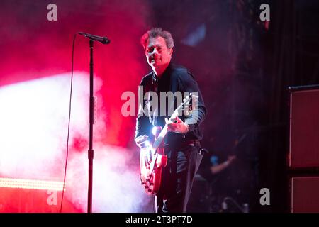 Jason White of Green Day performs at the Pacific Coliseum in Vancouver ...