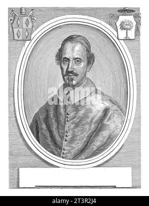 Portrait in an oval frame of Ferdinand III, Archduke of Austria and ...