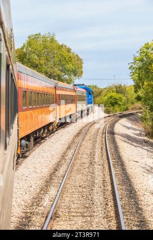 Austin Steam Train Association 3 Point Turn maneuver to move engine ...