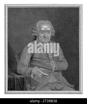 Portrait of Henricus Schultz, Pieter Hendrik Jonxis, after Christiaan ...
