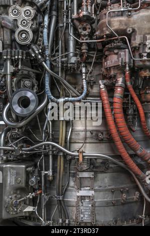 Detail of a historic Concorde jet engine Stock Photo - Alamy