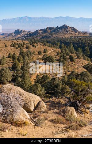 Views of Buttermilk Country at the foothills of the Sierra Nevada ...