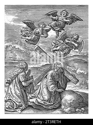 Christ on the Cross, Johannes Wierix, after Pieter van der Borcht (I ...