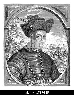 Old engraved portrait of Johann Ludwig Krapf (1810 - 1881), German ...