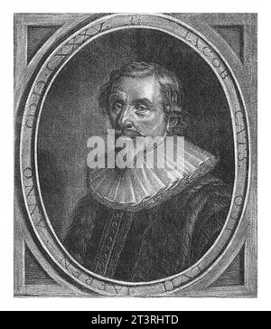 Portrait of Jacob Cats at the age of 57, Willem Jacobsz. Delff, after ...
