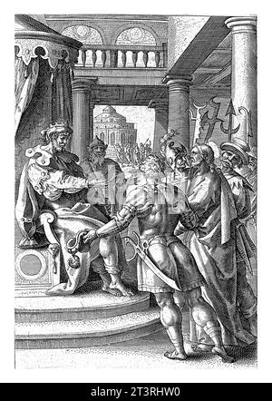 Christ before Herod Stock Photo - Alamy