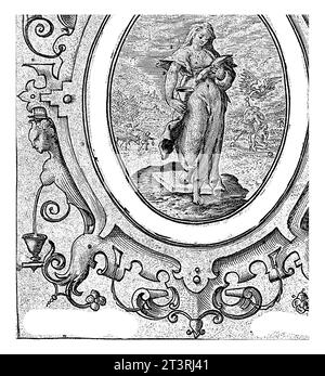 The female personification of the Faith, one of the three divine ...