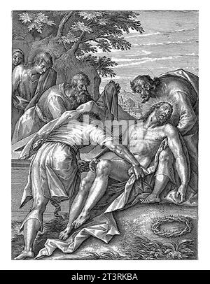 Entombment of Christ, Crispijn van de Passe (I), after Federico Barocci ...
