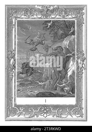 Andromeda is chained to a rock, as a sacrifice to a sea monster, which ...