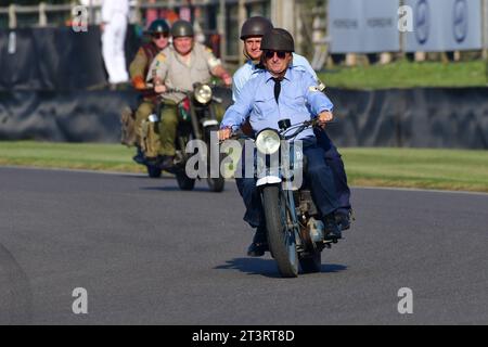 ex-RAF Motorcycle, Track Parade - Motorcycle Celebration, circa 200 ...