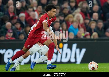 Calum Scanlon #48 of Liverpool during the UEFA Europa League match ...